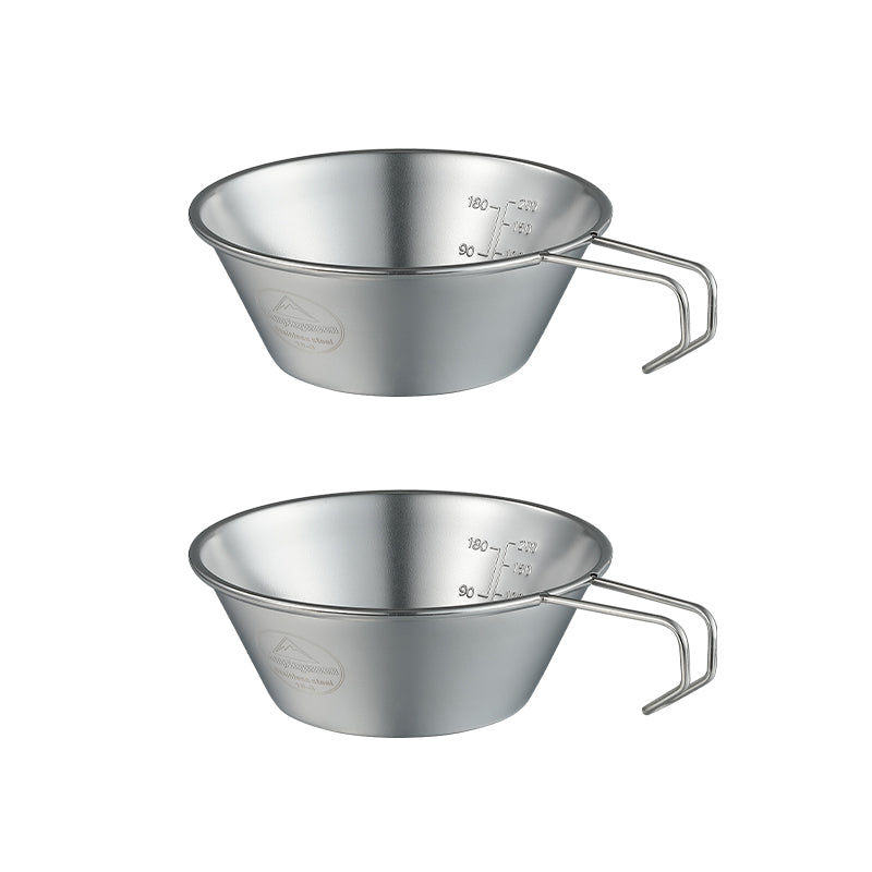 S-220-2P 2-Piece Stainless Steel Sierra Cup, 310ml – Campingmoon